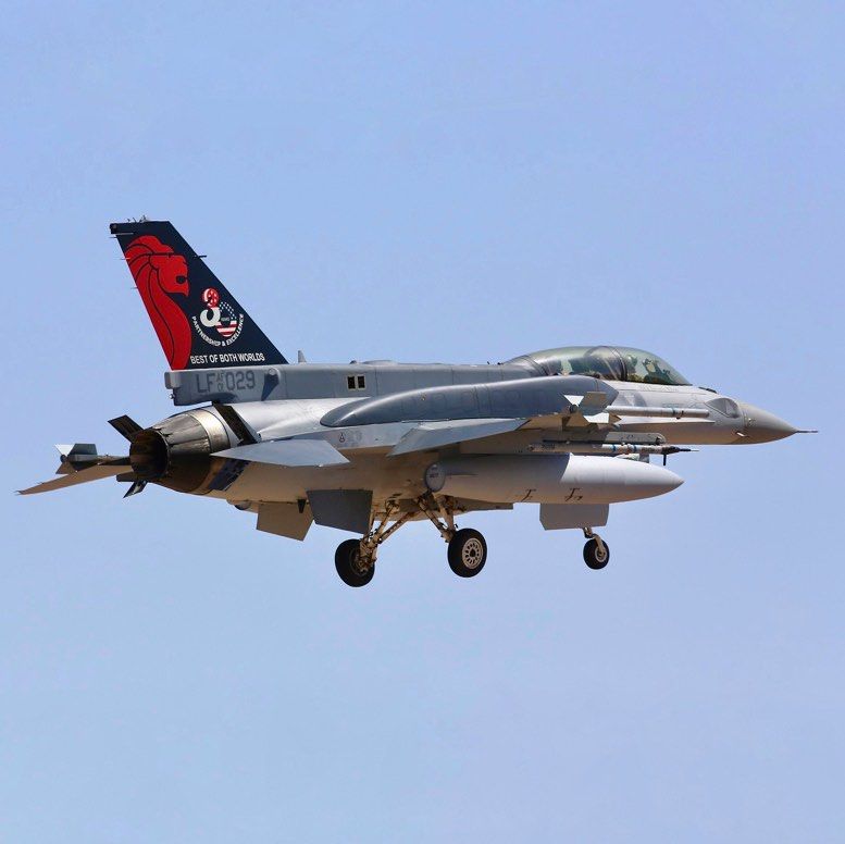 (JC WINGS) Republic of Singapore Air Force RSAF Lockheed Martin F-16D ...