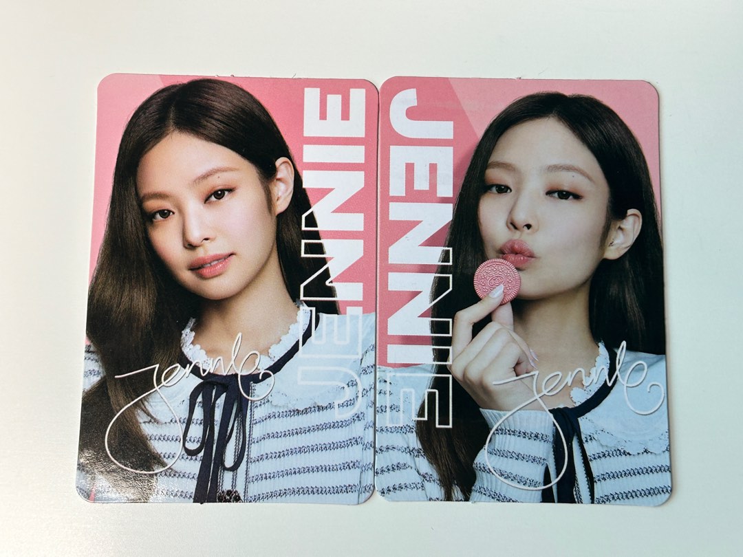 WTS blackpink Jennie oreo photocard, Hobbies & Toys, Collectibles ...