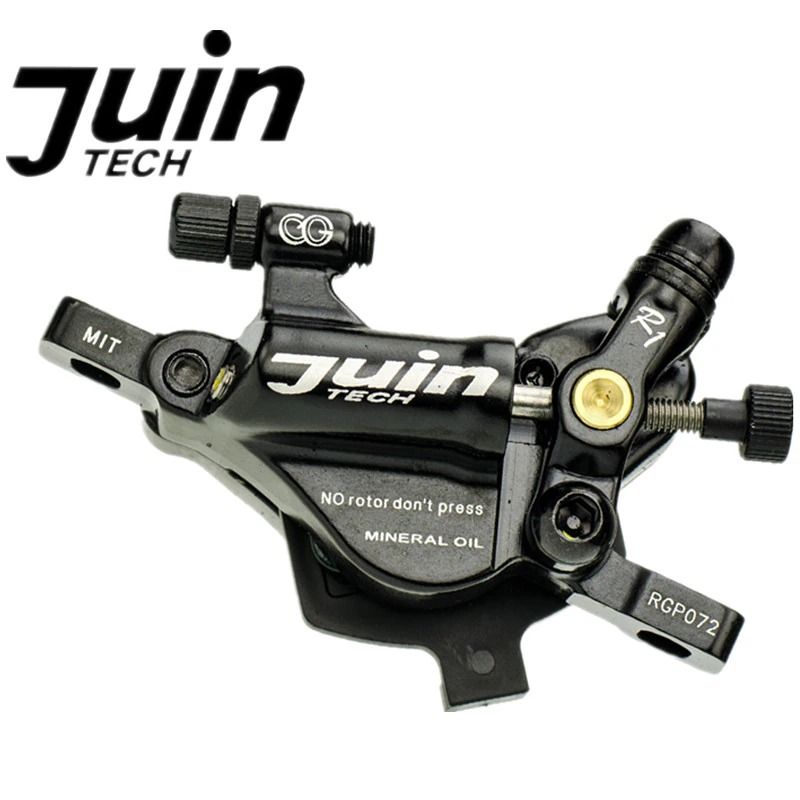 Juin Tech R1 Hybrid Hydraulic Cable Disc Brake Calipers Set Mini Velo ...