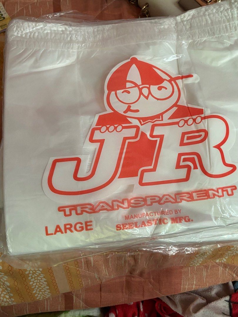 Jumper & JR Clear Plastic Bag on Carousell