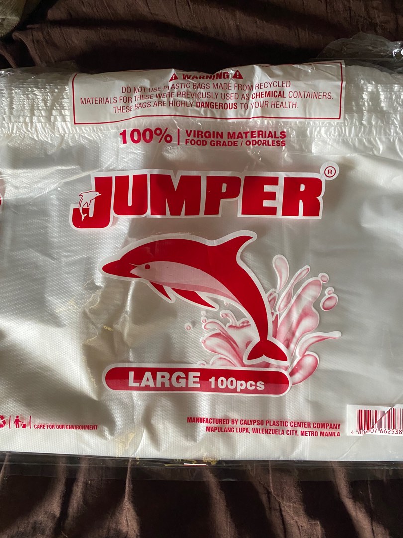 Jumper & JR Clear Plastic Bag on Carousell
