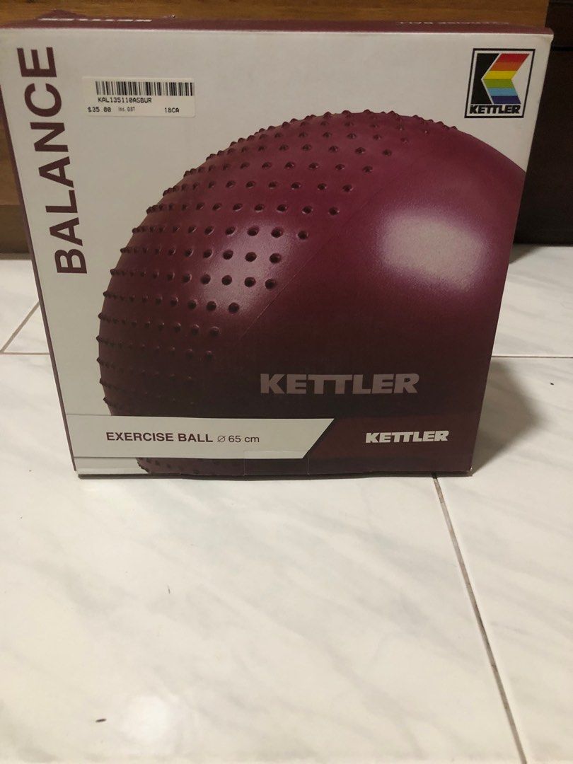 Kettler Exercise Ball, Sports Equipment, Exercise & Fitness, Toning ...