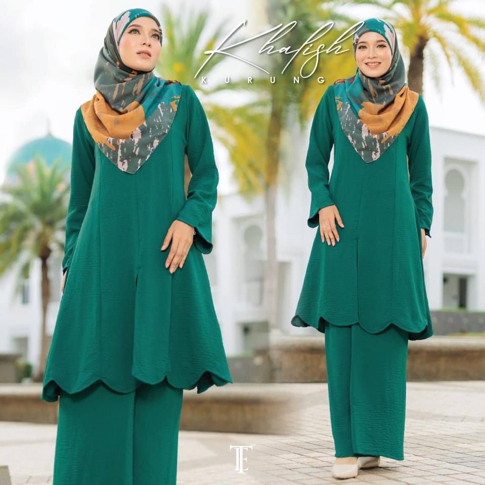 Kurung Khalish, Women's Fashion, Muslimah Fashion, Baju Kurung & sets ...