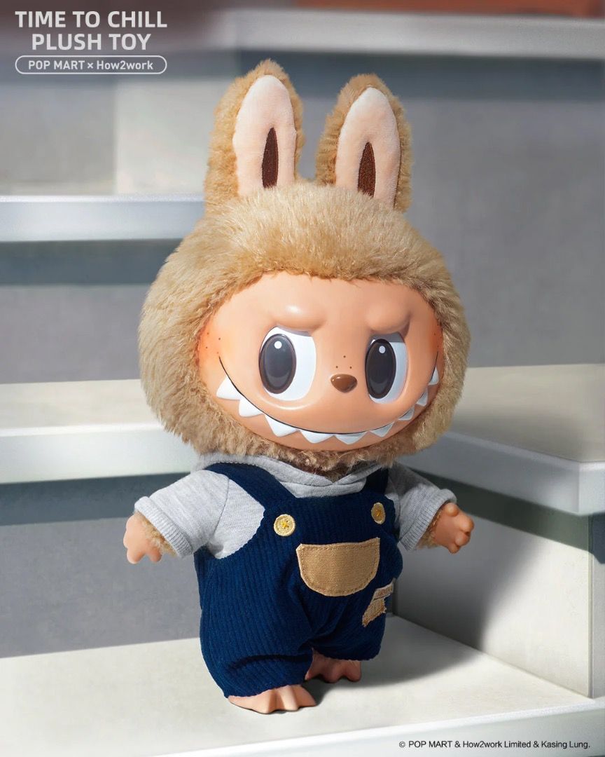 LABUBU - POP MART - Time to Chill Vinyl Plush Doll, Hobbies & Toys ...