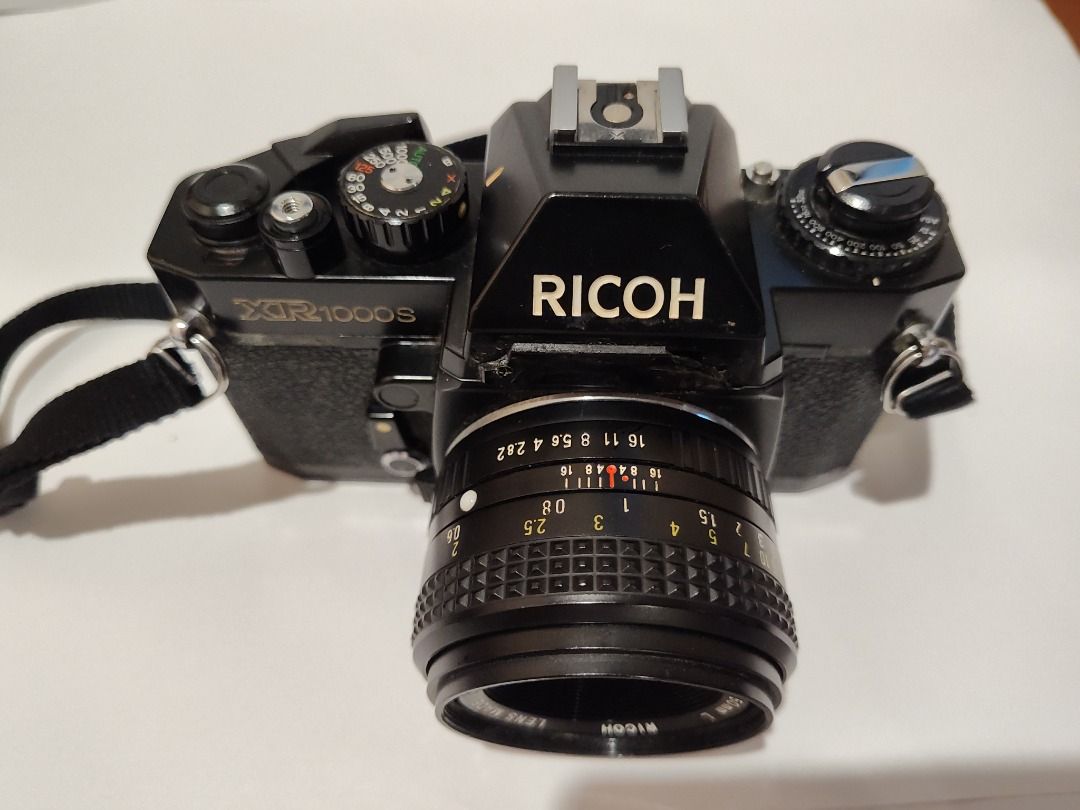 Late 1970s RICOH SLR camera (FAULTY), Photography, Cameras on Carousell