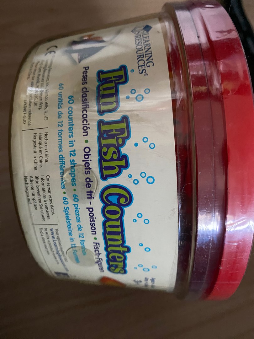 Educational Toy Learning Resources Fun Fish Counters, Hobbies & Toys, Toys & Games on Carousell