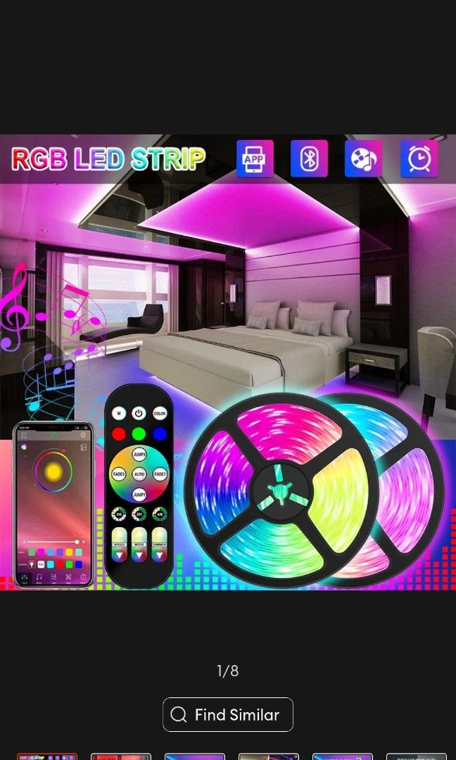 LED Strip Light FREE SHIPPING 24H self collection available clear stock ...