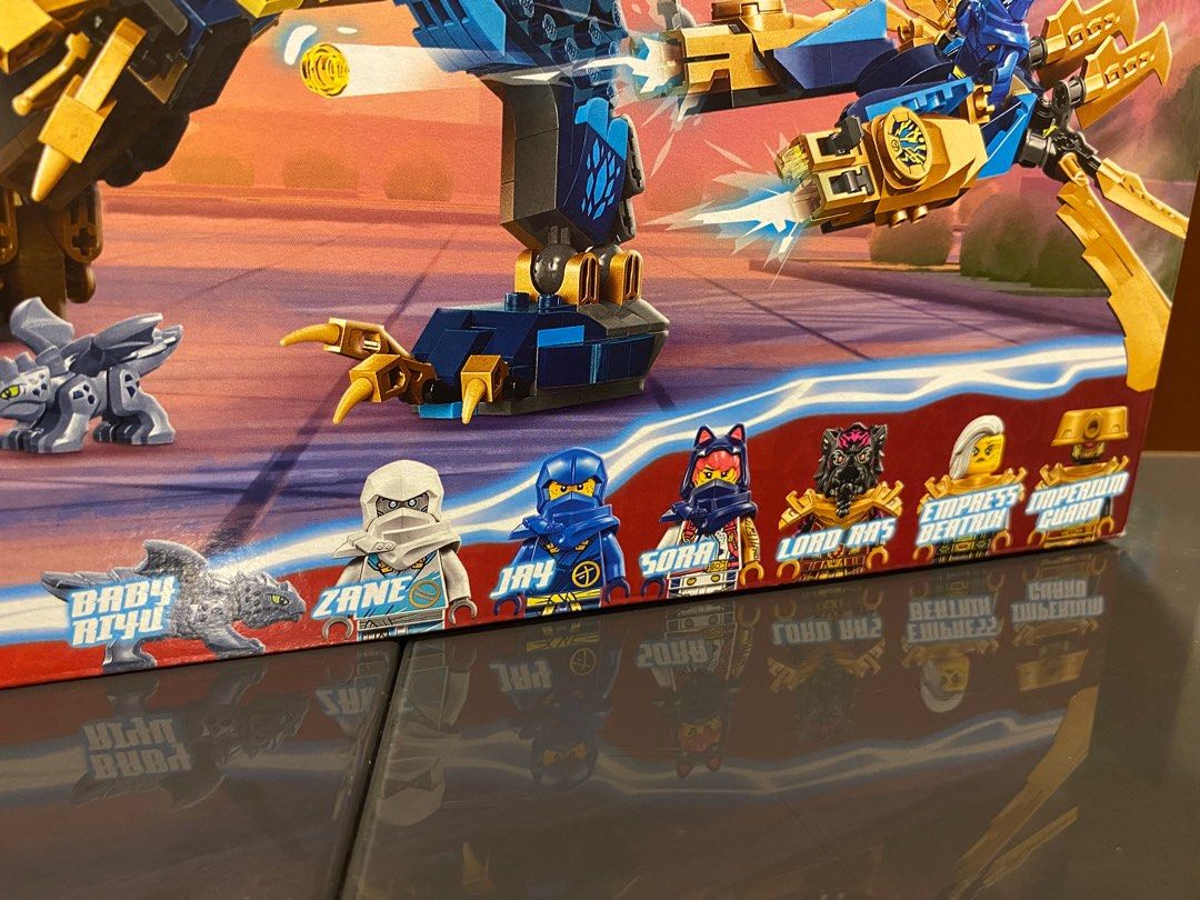 LEGO NINJAGO 71796 Elemental Dragon vs. The Empress Mech, Hobbies ...