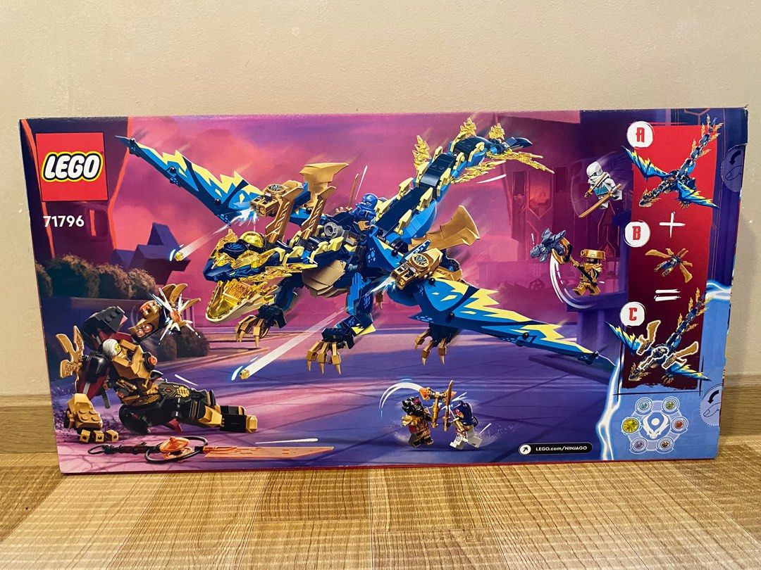 LEGO NINJAGO 71796 Elemental Dragon vs. The Empress Mech, Hobbies ...