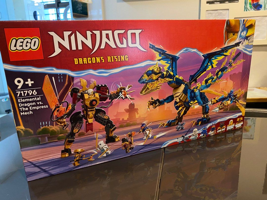 LEGO NINJAGO 71796 Elemental Dragon vs. The Empress Mech, Hobbies ...