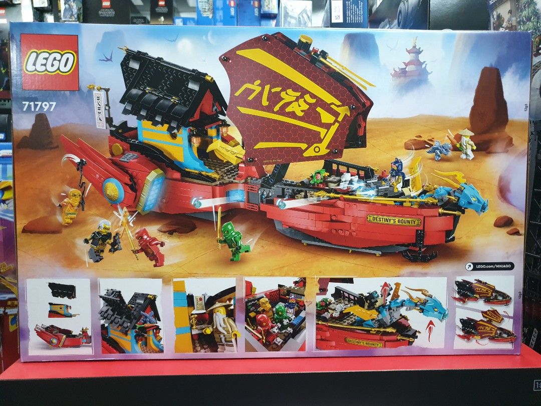 Lego Ninjago Destinys Bounty Race Againts Time 71797 on Carousell