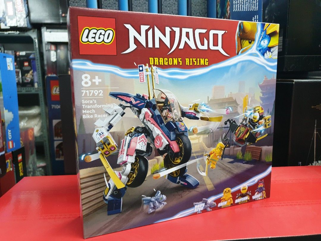 Lego Ninjago Soras Transforming Mech Bike Racer 71792 On Carousell