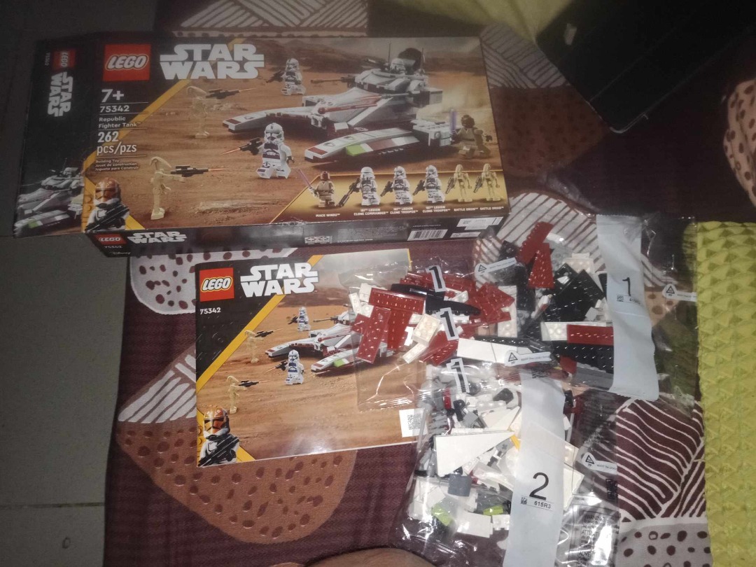 Lego Star Wars set 75342 Republic Fighter Tank- BUILD ONLY & WITHOUT ...