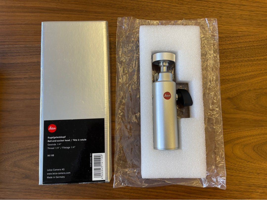 Leica Ball Socket Head & Tabletop Tripod Set 14100&14110, 攝影器材, 攝影配件, 腳 ...