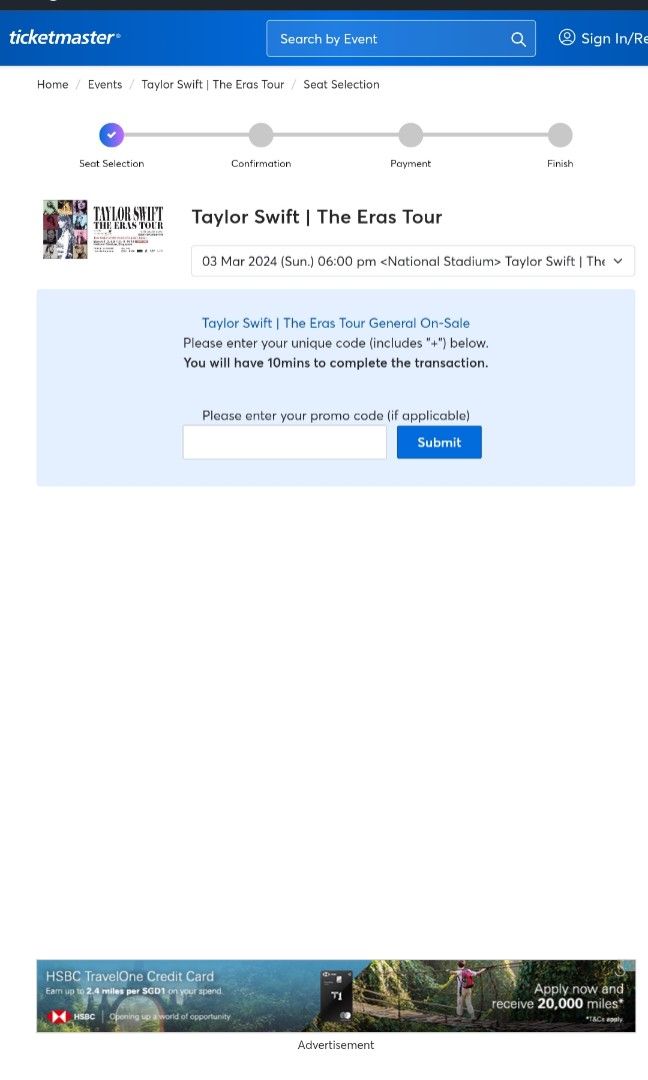 LF Taylor Swift access code, Tickets & Vouchers, Event Tickets on Carousell