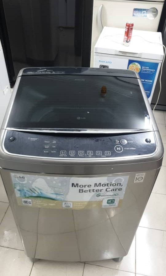 LG inverter 12 kg, TV & Home Appliances, Washing Machines and Dryers on ...