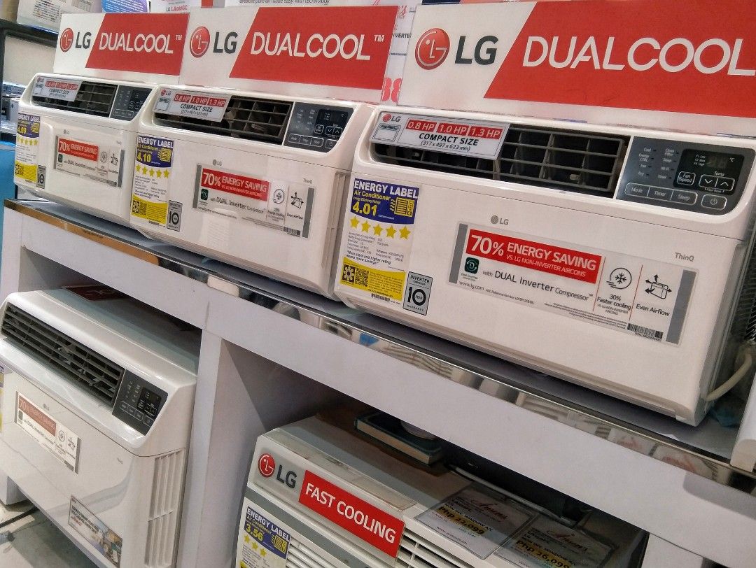 Lg Inverter Window type Aircon, TV & Home Appliances, Air Conditioning ...