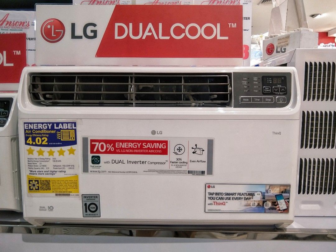 Lg Inverter Window type Aircon, TV & Home Appliances, Air Conditioning ...