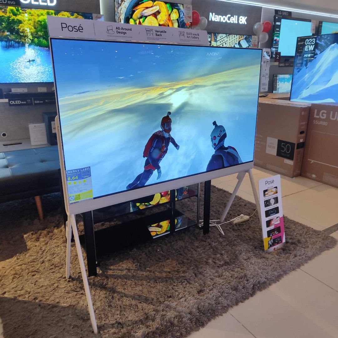 LG OLED 4K TV 55" Objet Collection Posé 2023, TV & Home Appliances, TV & Entertainment, TV on ...