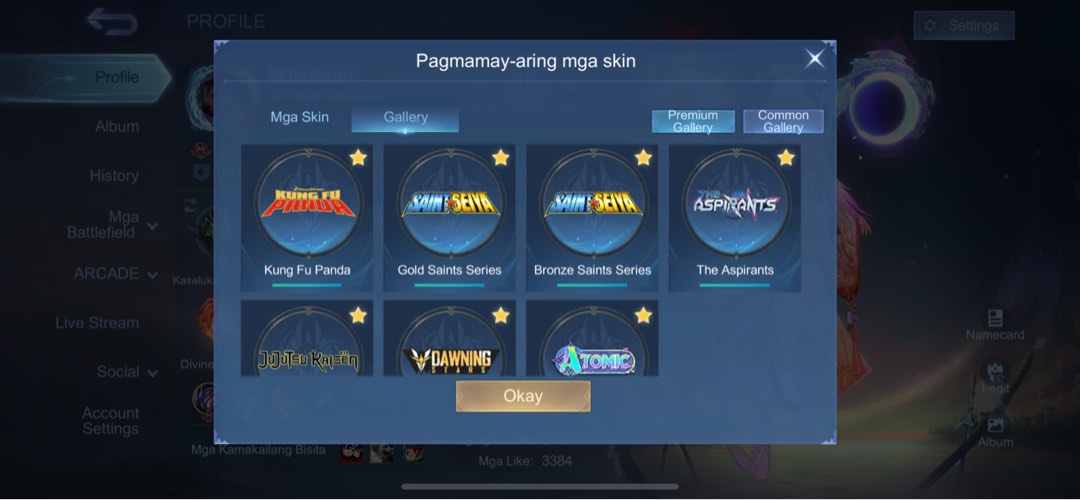 Luxury MLBB Account with 689 skins on Carousell