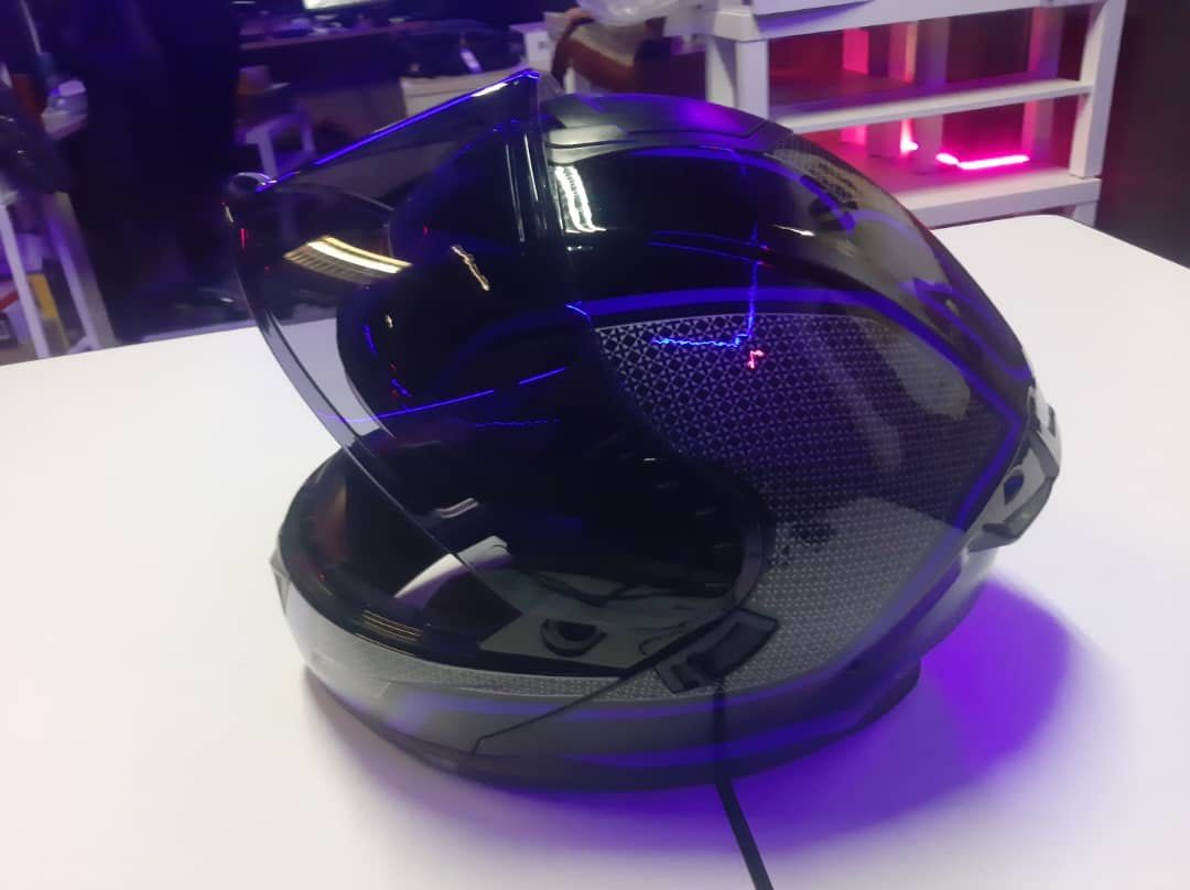 LVS Blue Racing Helmet, Motorbikes on Carousell