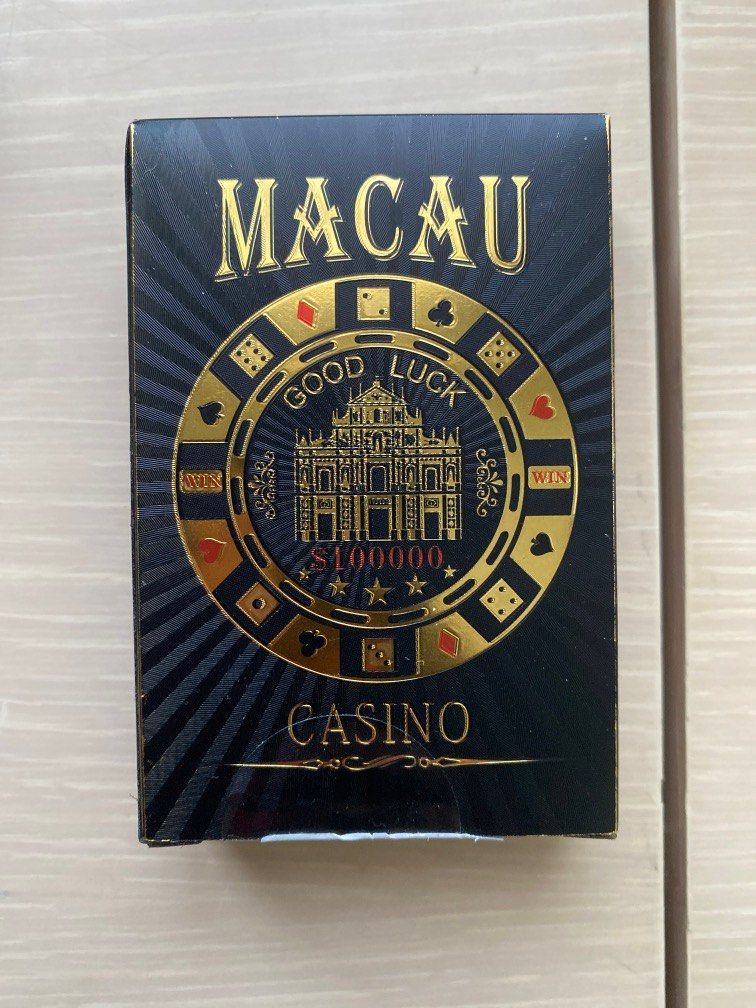 Macau Black & Gold Cards, 興趣及遊戲, 玩具 & 遊戲類 - Carousell