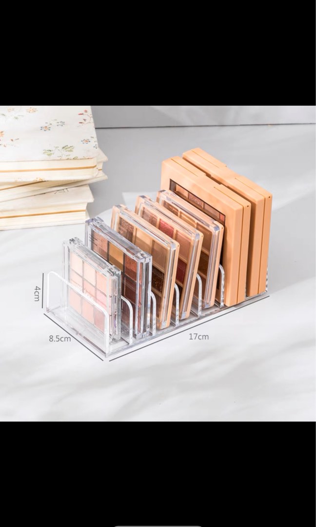 Make up shadow blush organiser compartment clear casing, Beauty ...