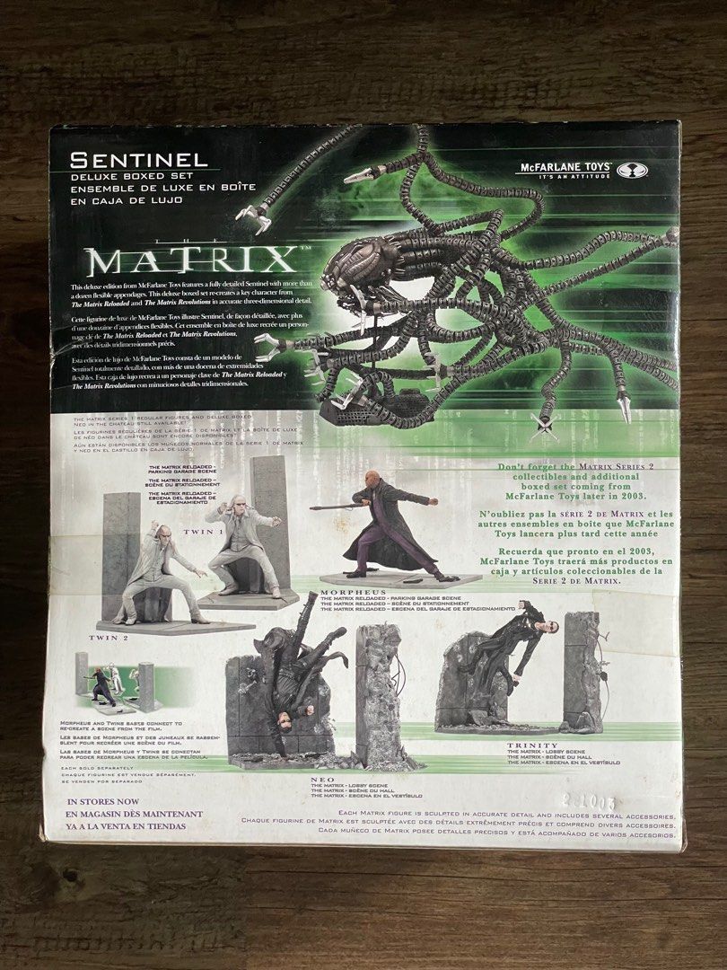 Mcfarlane matrix sentinel deluxe boxed set 2003, Hobbies & Toys, Toys ...