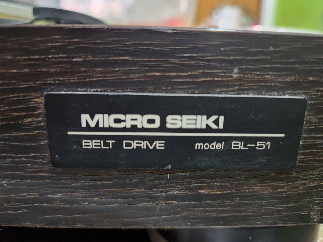 Micro Seiki BL-51 Turntable, Hobbies & Toys, Music & Media, Music Accessories on Carousell