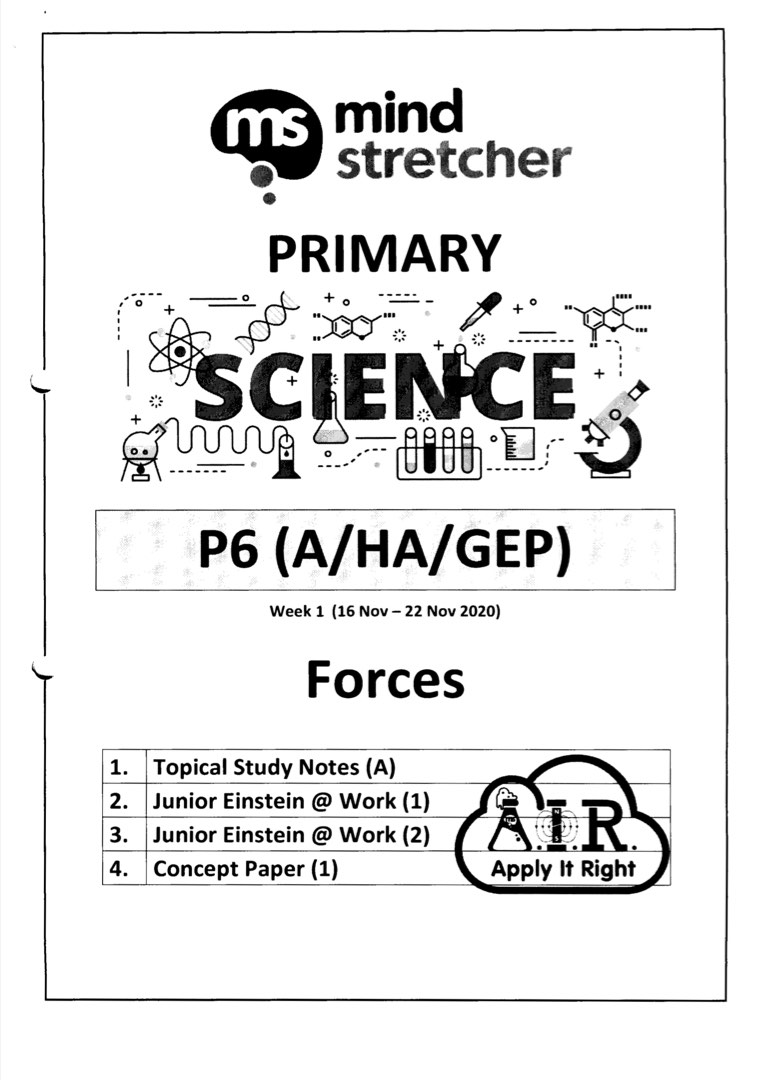 Mindstretcher P6 Science Notes + practice Questions, Hobbies & Toys ...