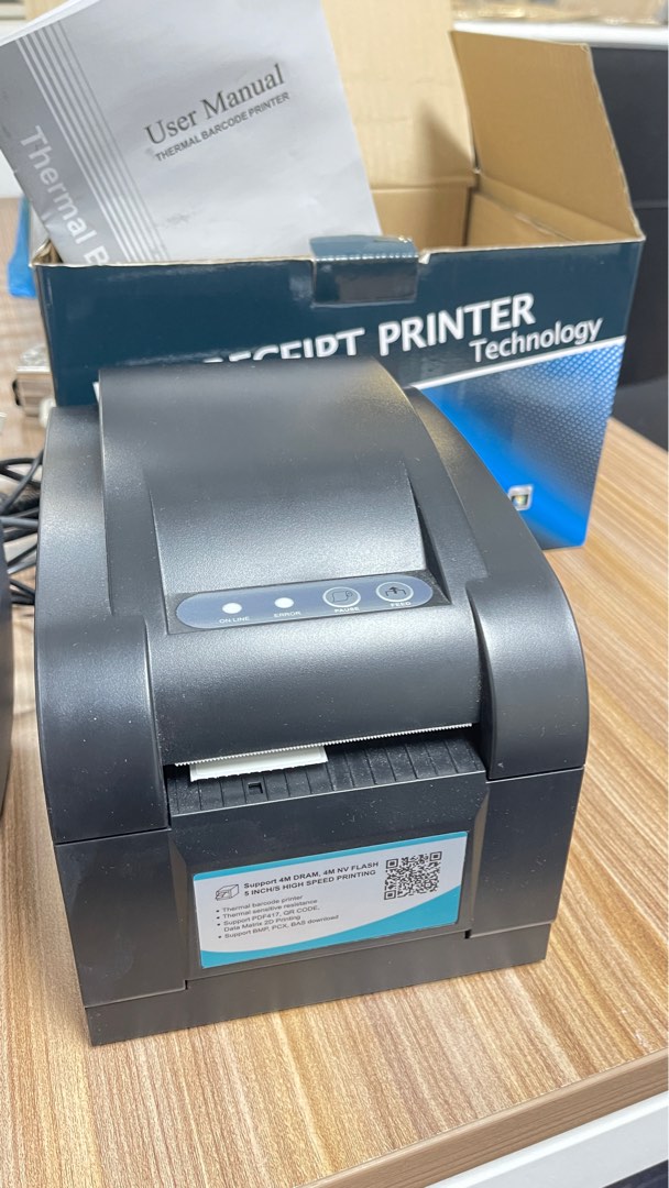 Mini receipt / Thermal barcode Printer | usb port, Computers & Tech ...