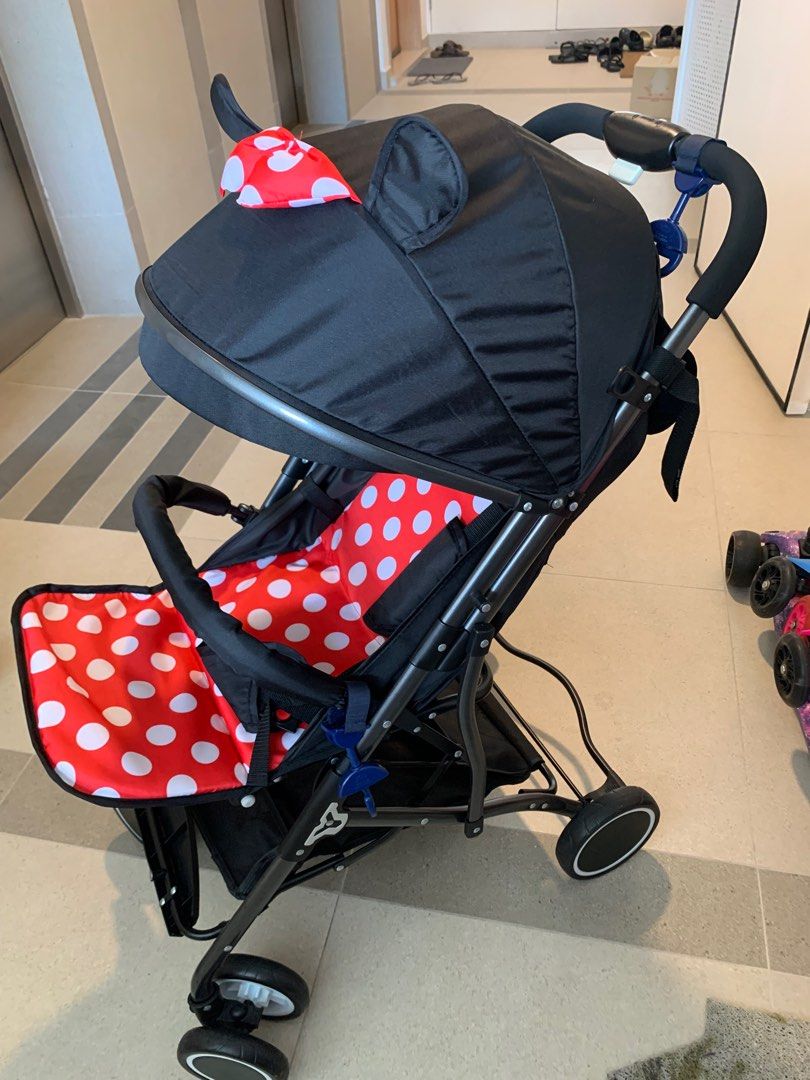 Minnie Mouse stroller, Babies & Kids, Going Out, Strollers on Carousell