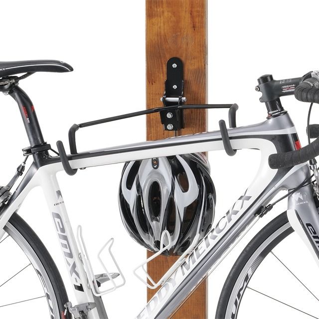 Minoura Bike Hanger - 4R Wall Mount Bike Storage Cradle with Helmet ...