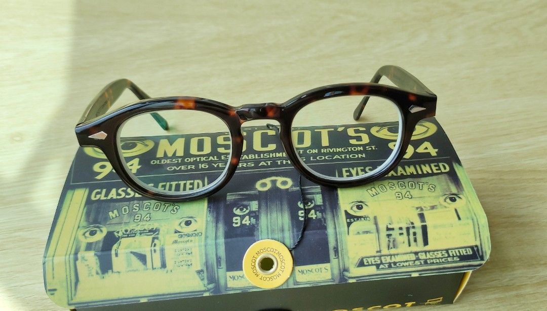 Moscot Lemtosh Tortoise Colour Acetate Frame (44mm Lens Width) with ...