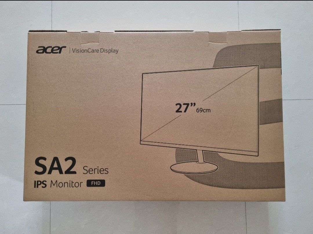 Acer IPS FHD 27" SA272 Ultra Slim Monitor 100Hz 1ms (2023 Model ...