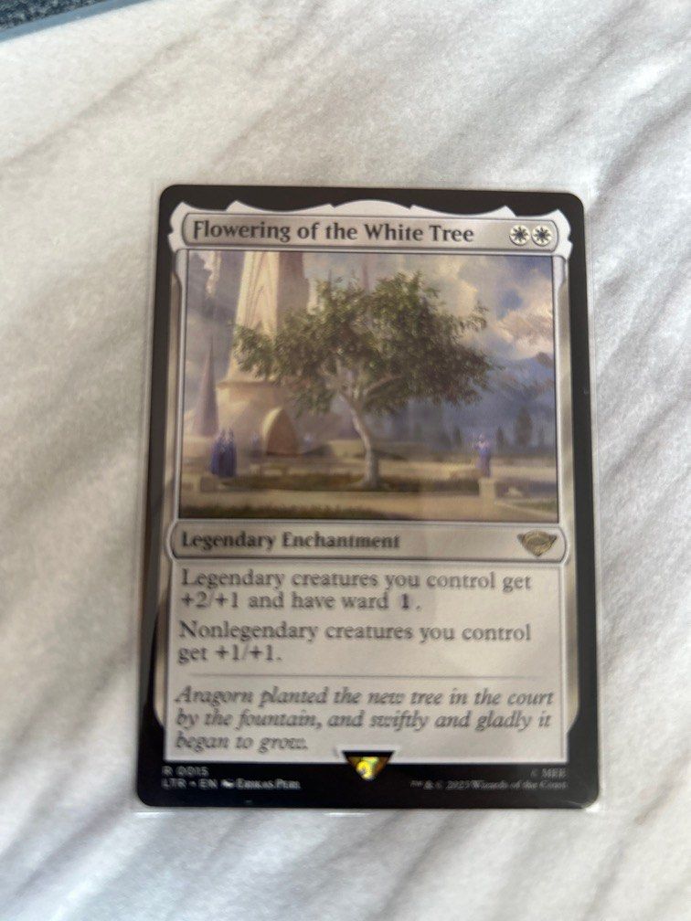 MTG LOTR Flowering of the White Tree, Hobbies & Toys, Toys & Games on ...