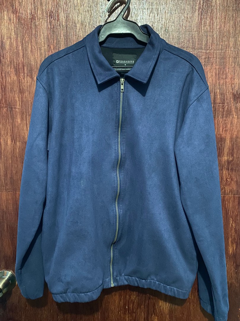 Navy Blue Coach Jacket, Men's Fashion, Coats, Jackets and Outerwear on ...