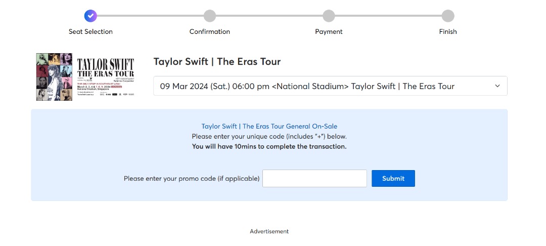Taylor Swift Eras Tour Need Access Code, Tickets & Vouchers, Event ...