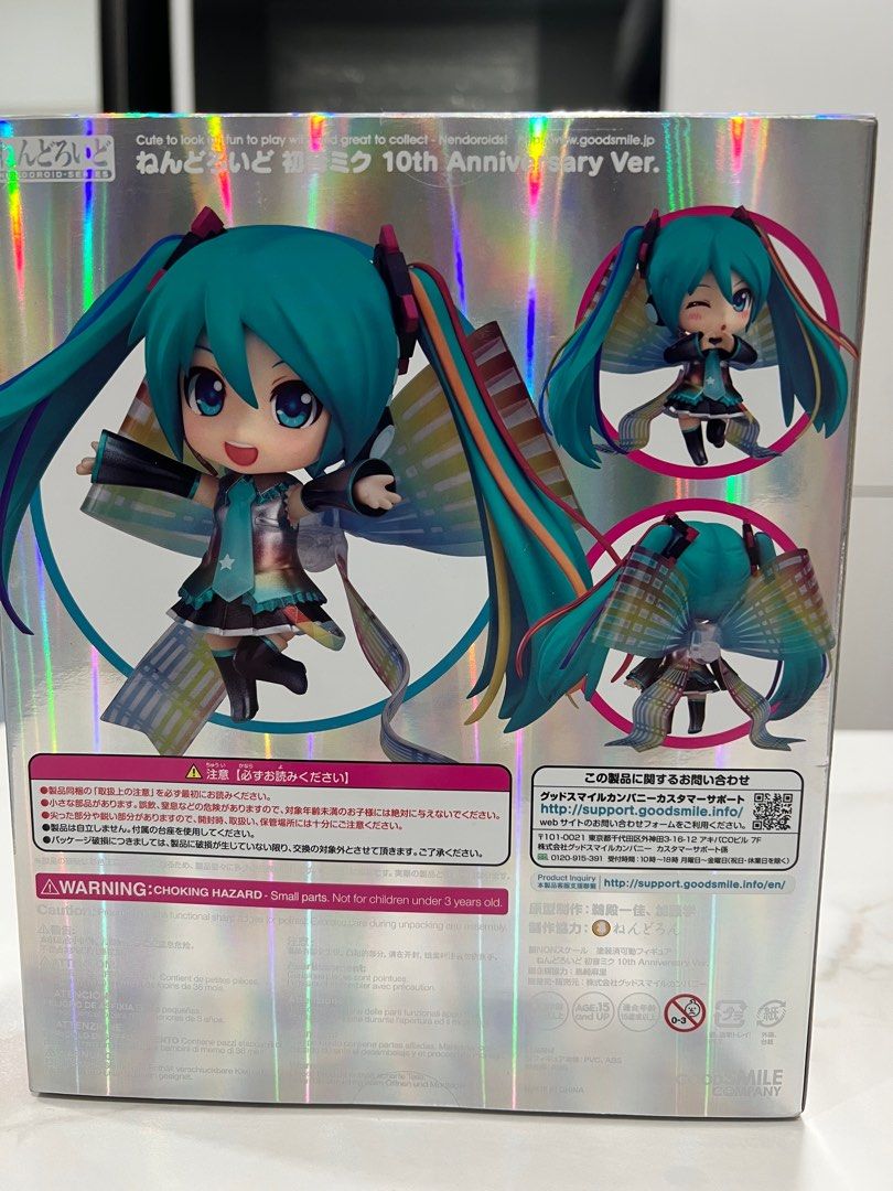 Nendoroid 831 Hatsune Miku 10th Anniversary, Hobbies & Toys, Toys ...