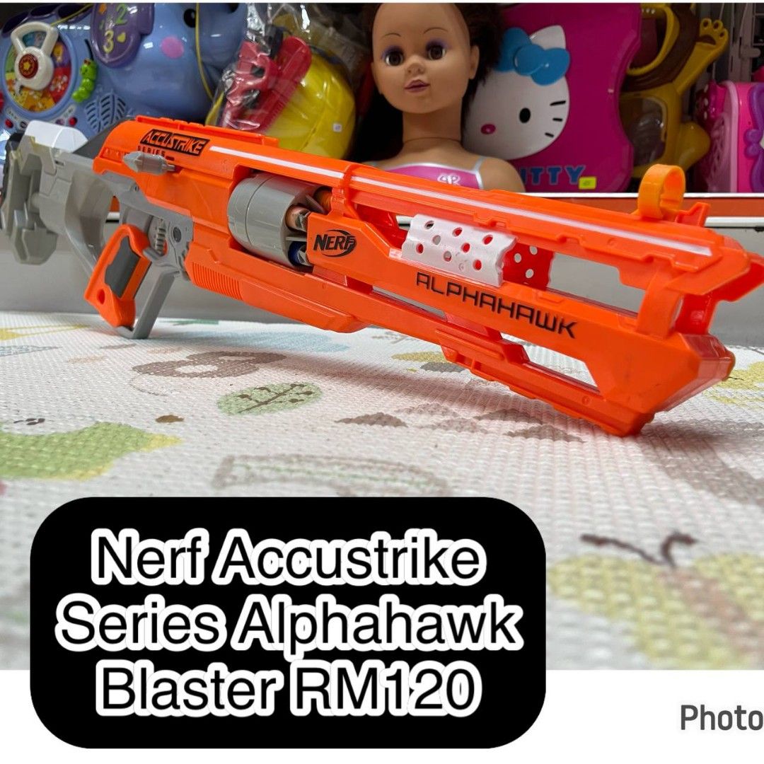 Nerf Accustrike series alphahawk blaster, Hobbies & Toys, Toys & Games ...