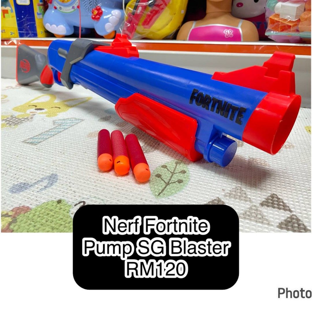 Nerf Fortnite pump SG blaster, Hobbies & Toys, Toys & Games on Carousell