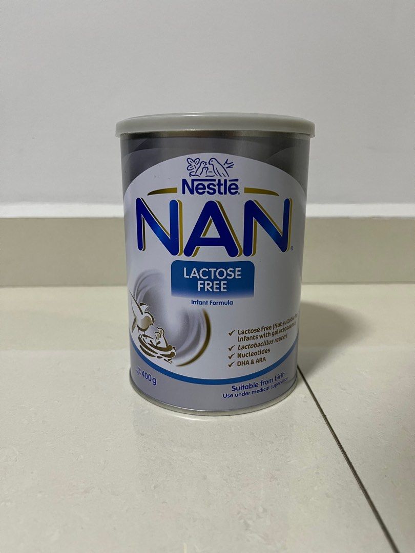 Nestle NAN Lactose Free Infant Formula (400g tin) - purchased on 4 July ...