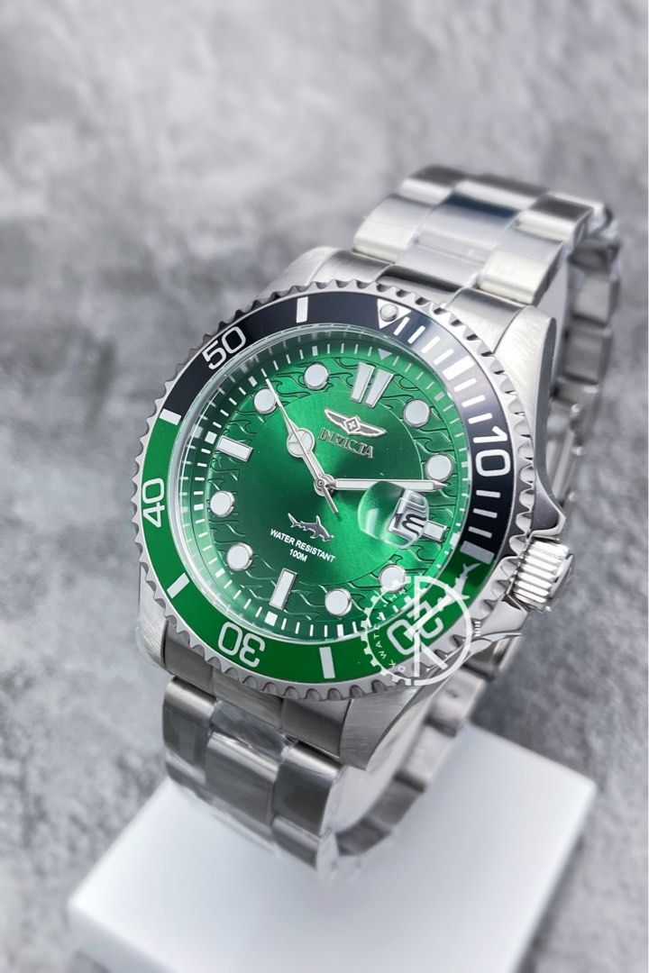 【NEW】Invicta 30808 Quartz Diver Watch 43mm 石英潛水款鋼錶, 男裝, 手錶及配件, 手錶 ...