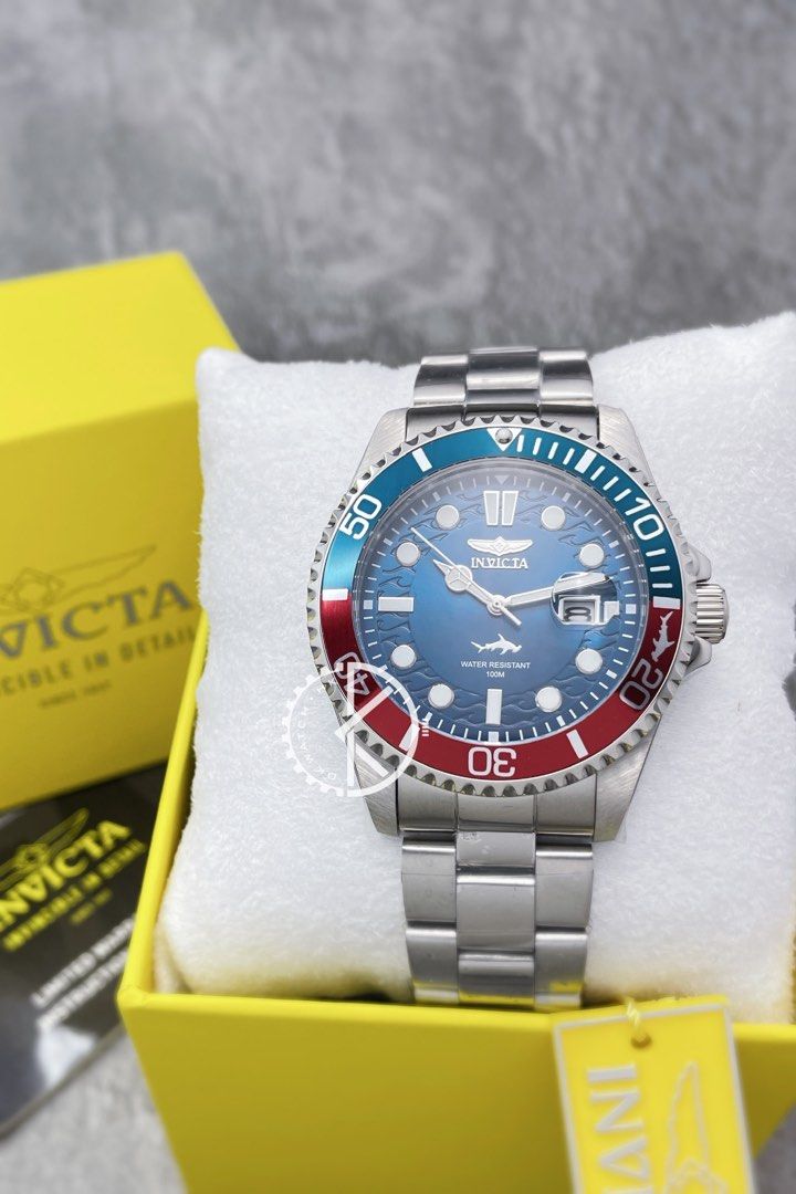 【NEW】Invicta 30951 Quartz Diver Watch 43mm 石英潛水款鋼錶, 男裝, 手錶及配件, 手錶 ...