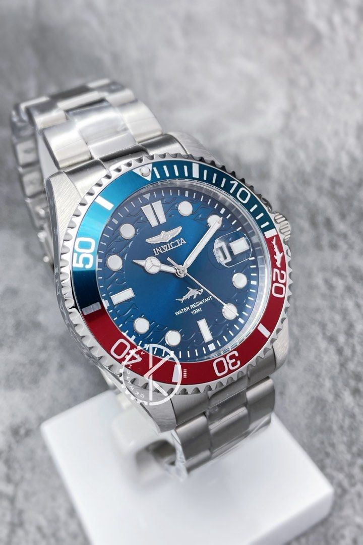 【NEW】Invicta 30951 Quartz Diver Watch 43mm 石英潛水款鋼錶, 男裝, 手錶及配件, 手錶 ...