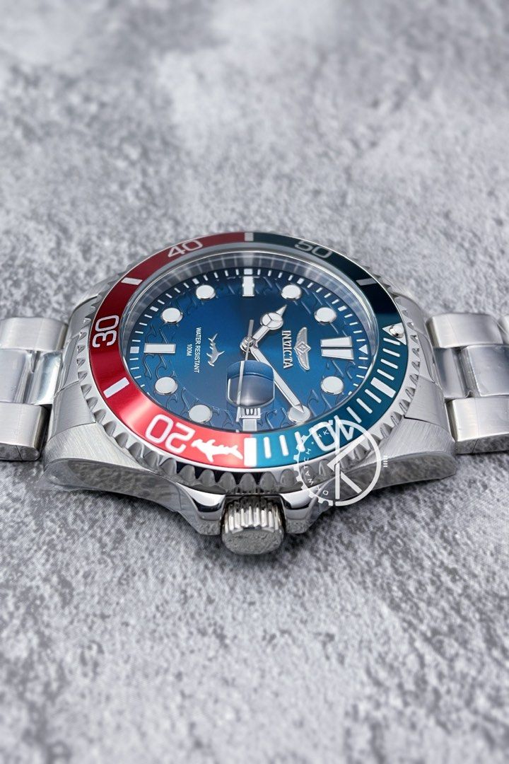 【NEW】Invicta 30951 Quartz Diver Watch 43mm 石英潛水款鋼錶, 男裝, 手錶及配件, 手錶 ...