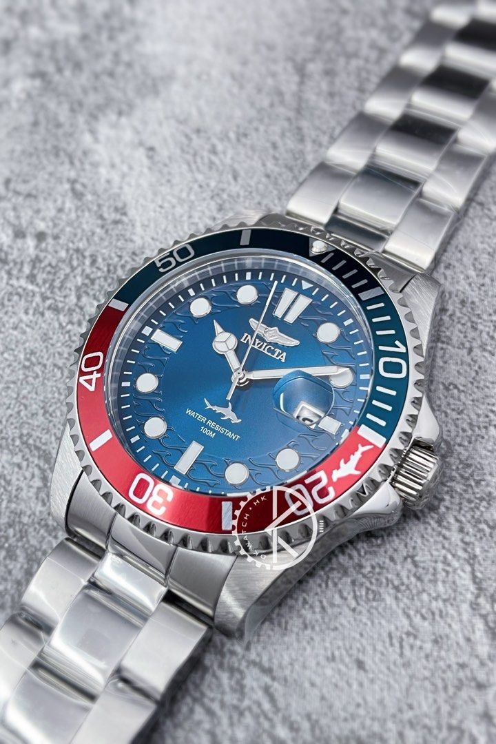 【NEW】Invicta 30951 Quartz Diver Watch 43mm 石英潛水款鋼錶, 男裝, 手錶及配件, 手錶 ...