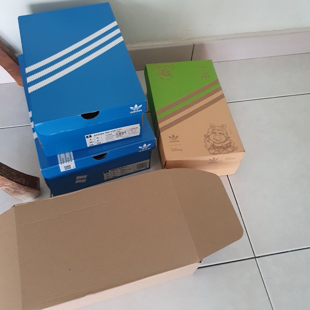 Nike and Adidas boxes, Women's Fashion, Footwear, Shoe inserts on Carousell