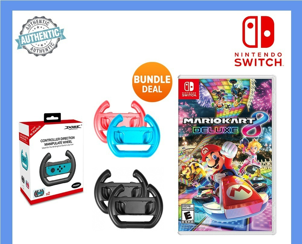 Nintendo Switch Game Mario Kart 8 Deluxe (MDE-US), Video Gaming, Video ...