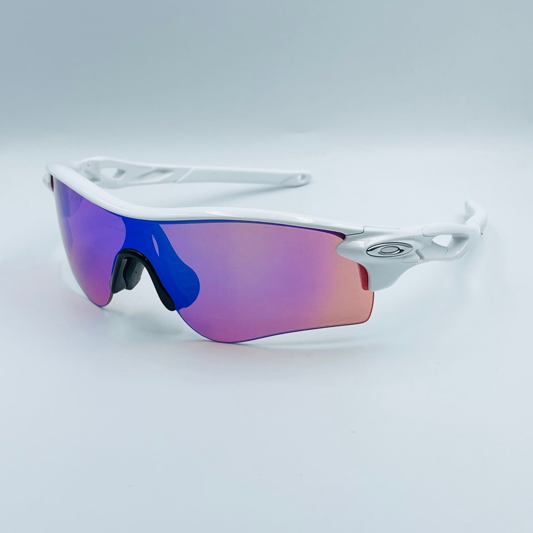 Oakley Radarlock (A) Polished White w/ Prizm Golf, Men's Fashion ...